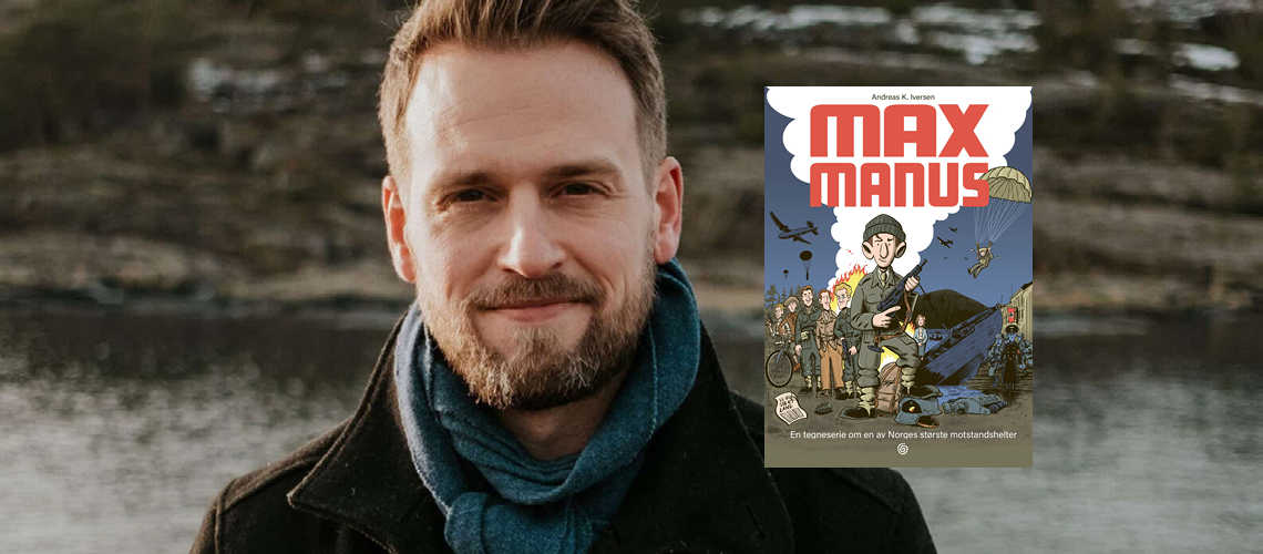 Vinneren av Barnas bokpris 2025 er Andreas K. Iversen for "Max Manus ...