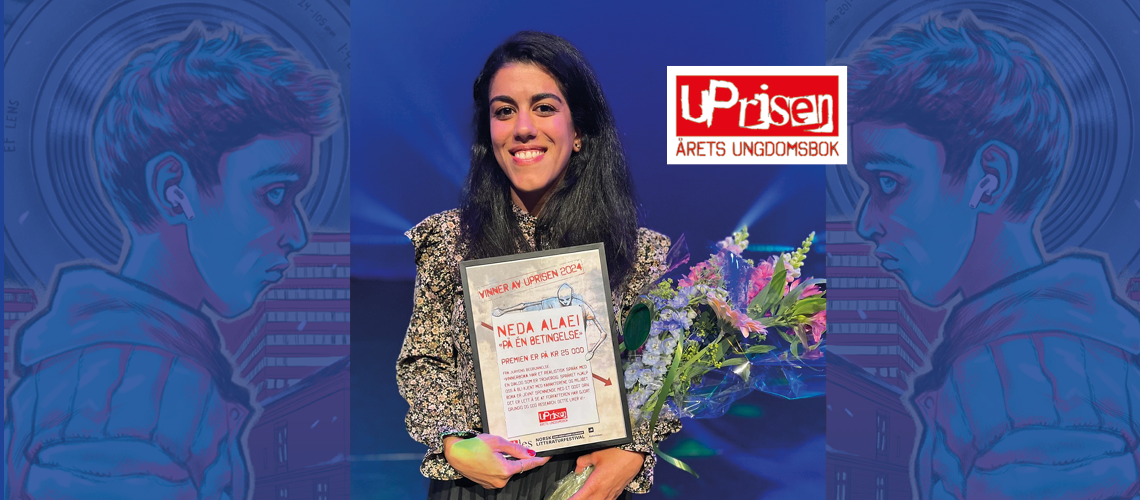 Neda Alaei vant Uprisen 2024! — Bergen Offentlige Bibliotek